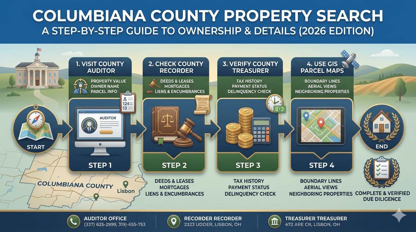 Property Search Lisbon, Ohio, Columbiana County